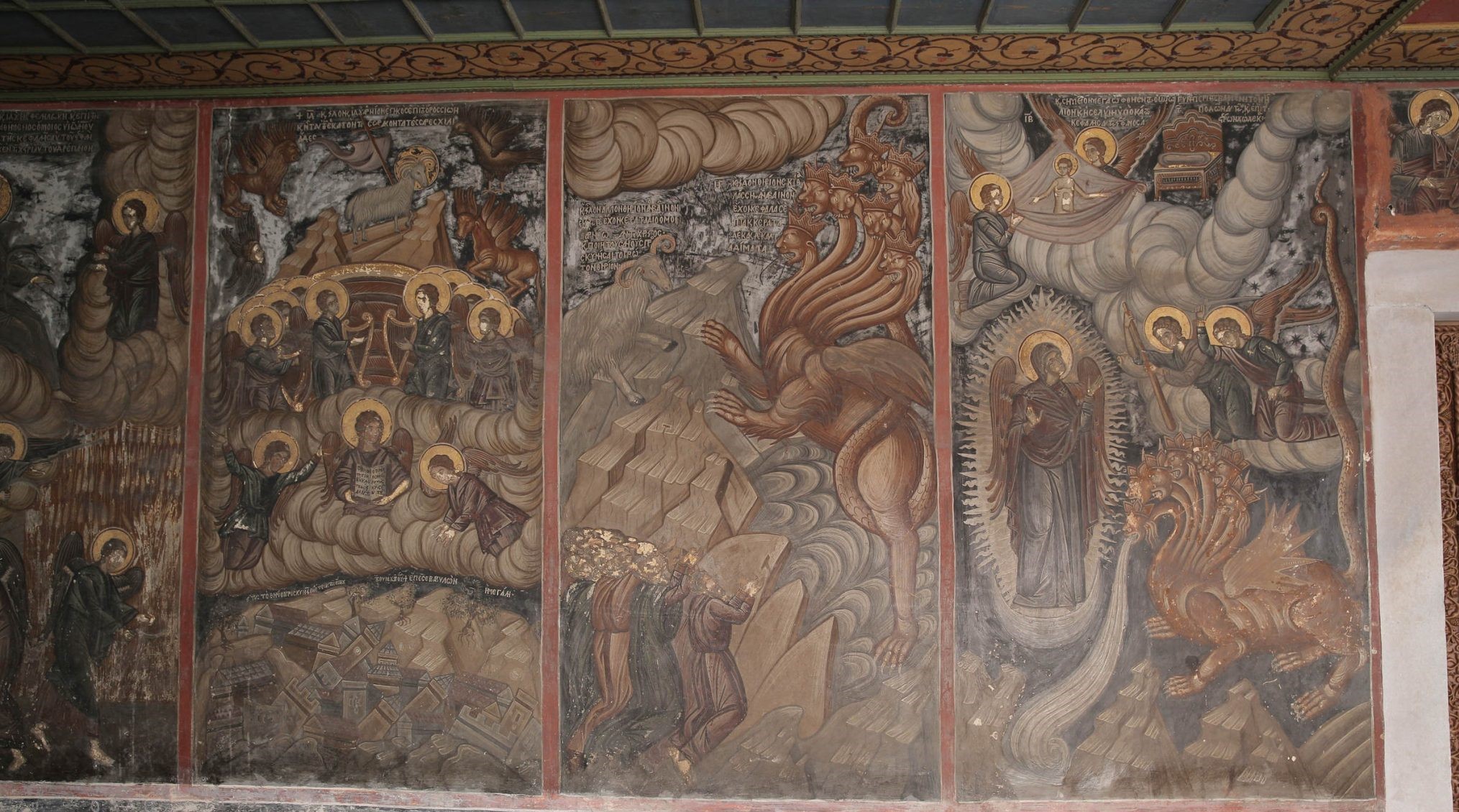 Mount Athos paintings of Apocalypse | ΠΡΟΣΚΥΝΗΜΑΤΙΚΕΣ ΕΚΔΡΟΜΕΣ ΣΤΟ ΑΓΙΟ ...